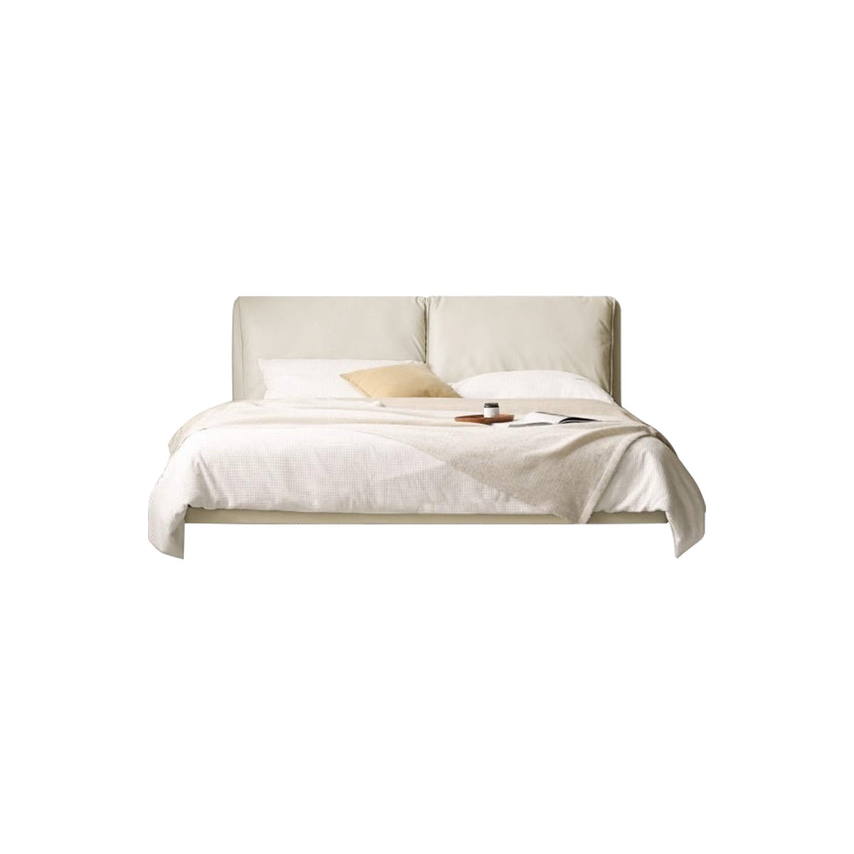 Sanni Leather Bed Frame – IUIGA