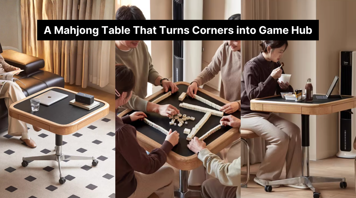 A Mahjong Table That Turns Any Corner into a Family Game Hub – IUIGA